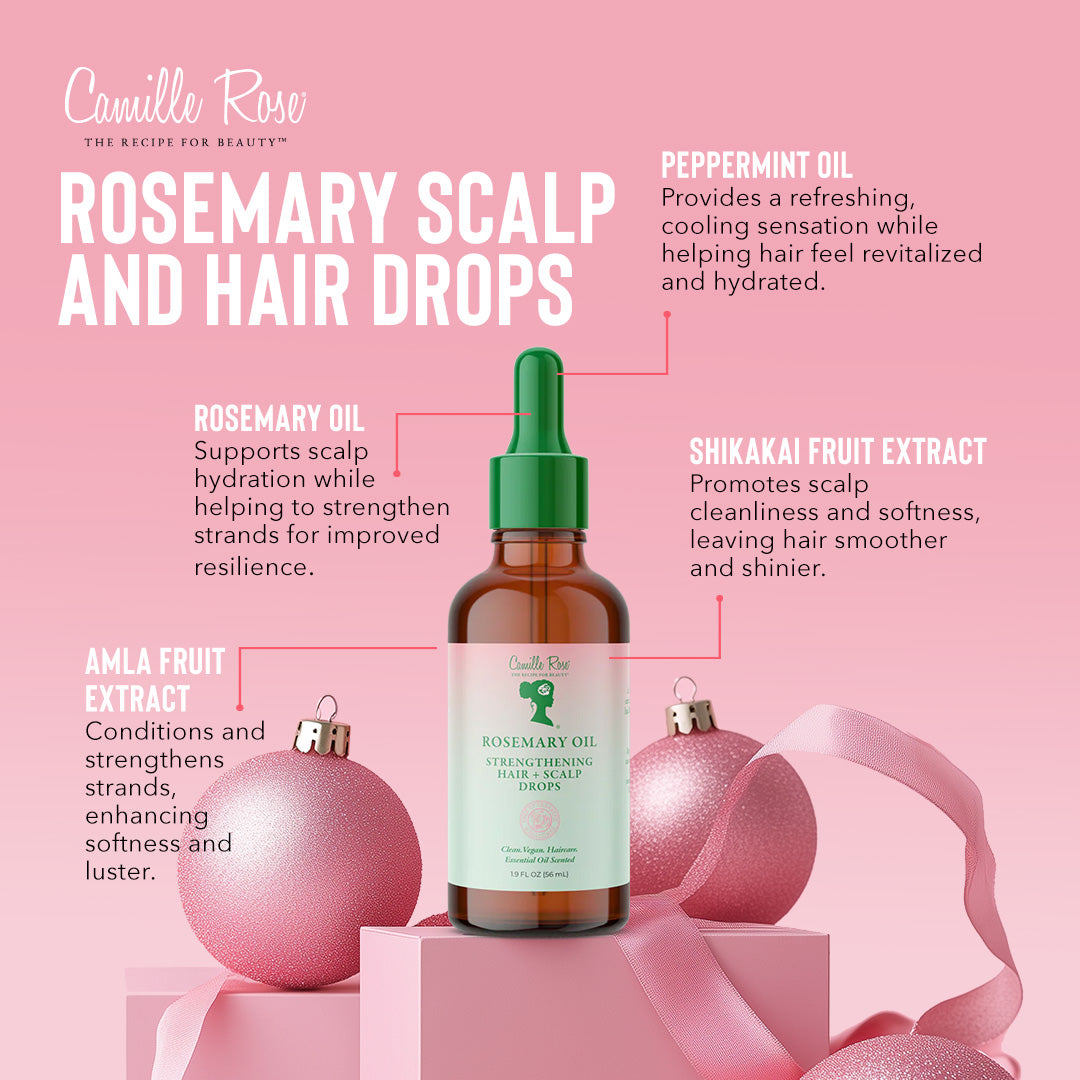 Rosemary Oil Drops for Hair & Scalp – Camille Rose Naturals