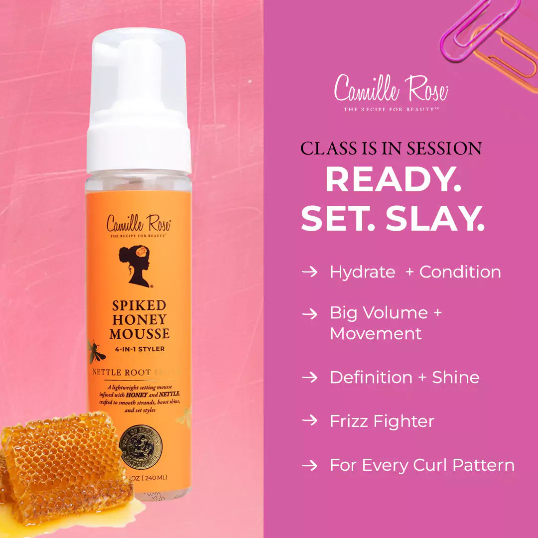 Spiked Honey Mousse 4-in-1 Styler – Camille Rose Naturals